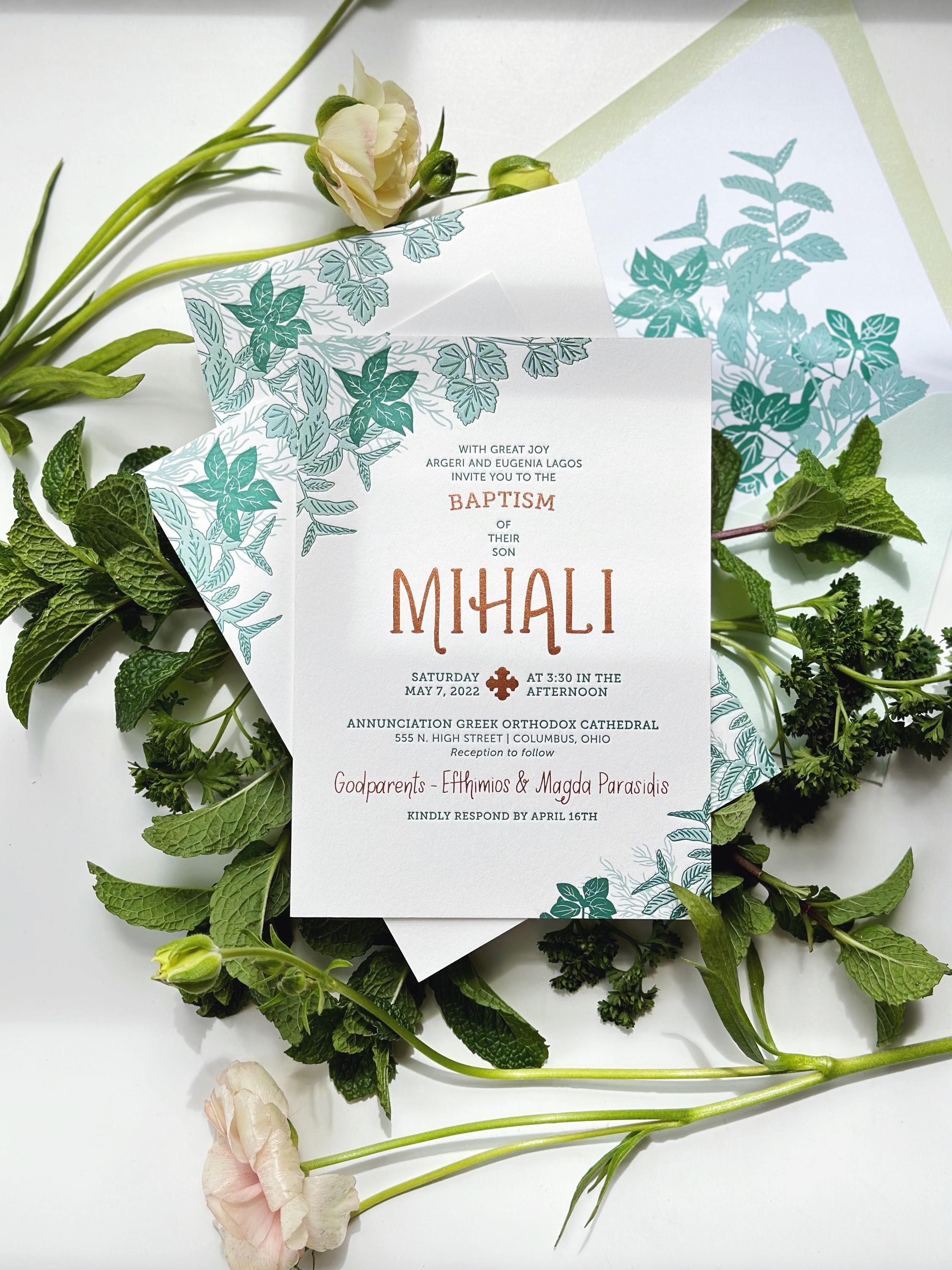Real Baptism: Baby Mihali – Cartoules Press